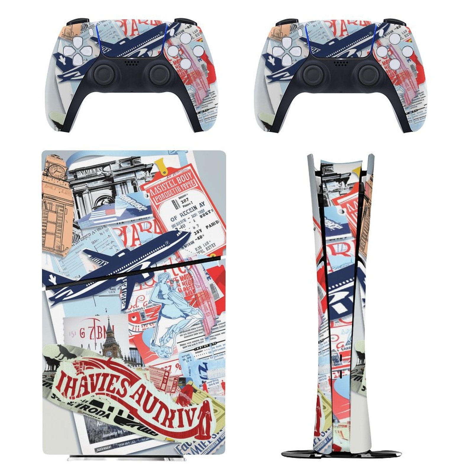 Skin Sticker for PS5 Slim Standard PS5 Pro Disc Digital Edition Console ...