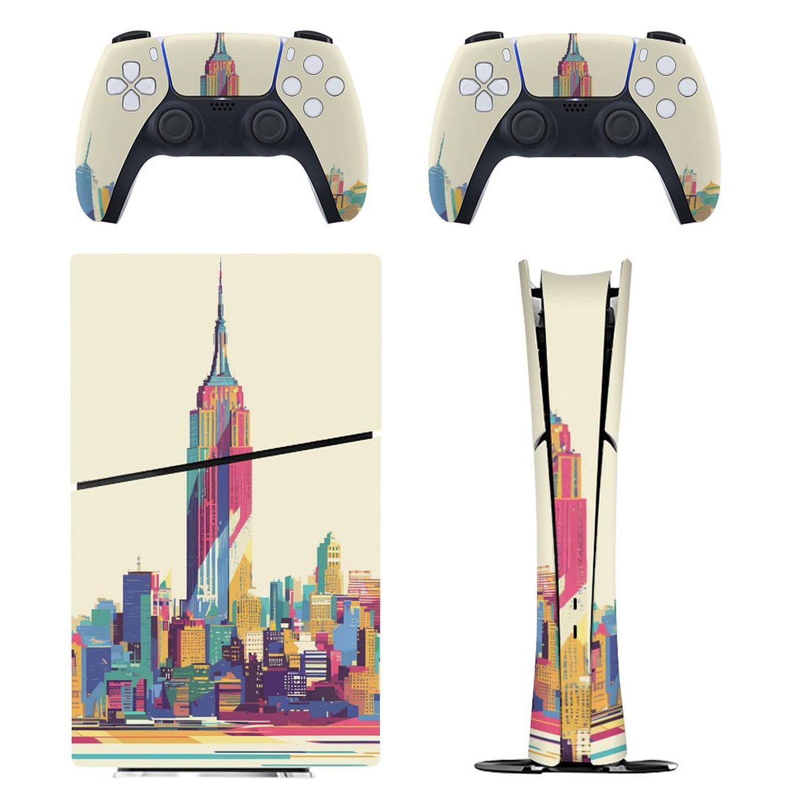 Skin Sticker for PS5 Slim Standard PS5 Pro Disc Digital Edition Console ...