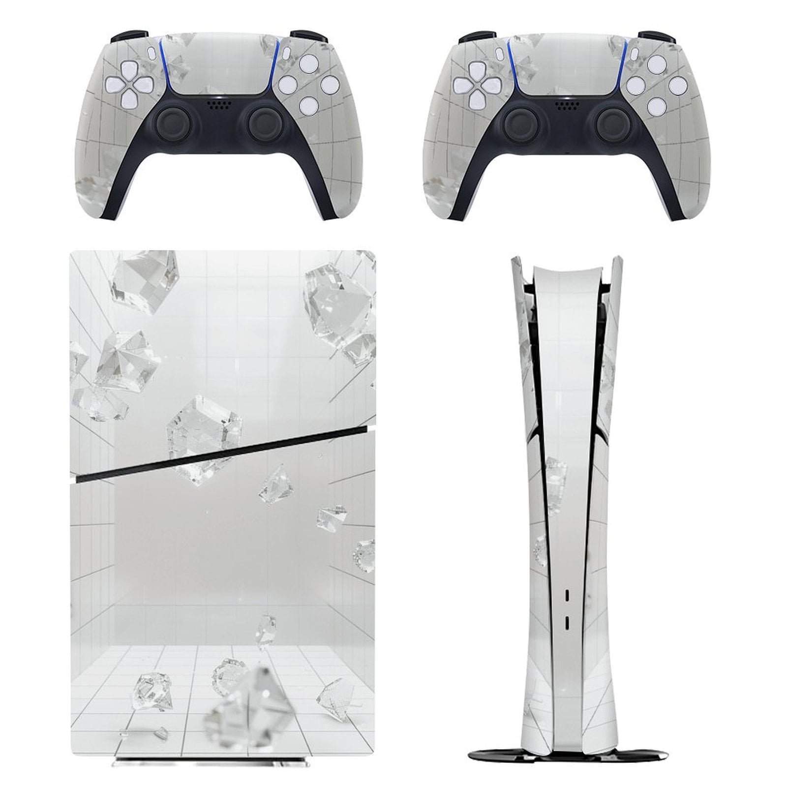 Skin Sticker for PS5 Slim Standard PS5 Pro Disc Digital Edition Console ...
