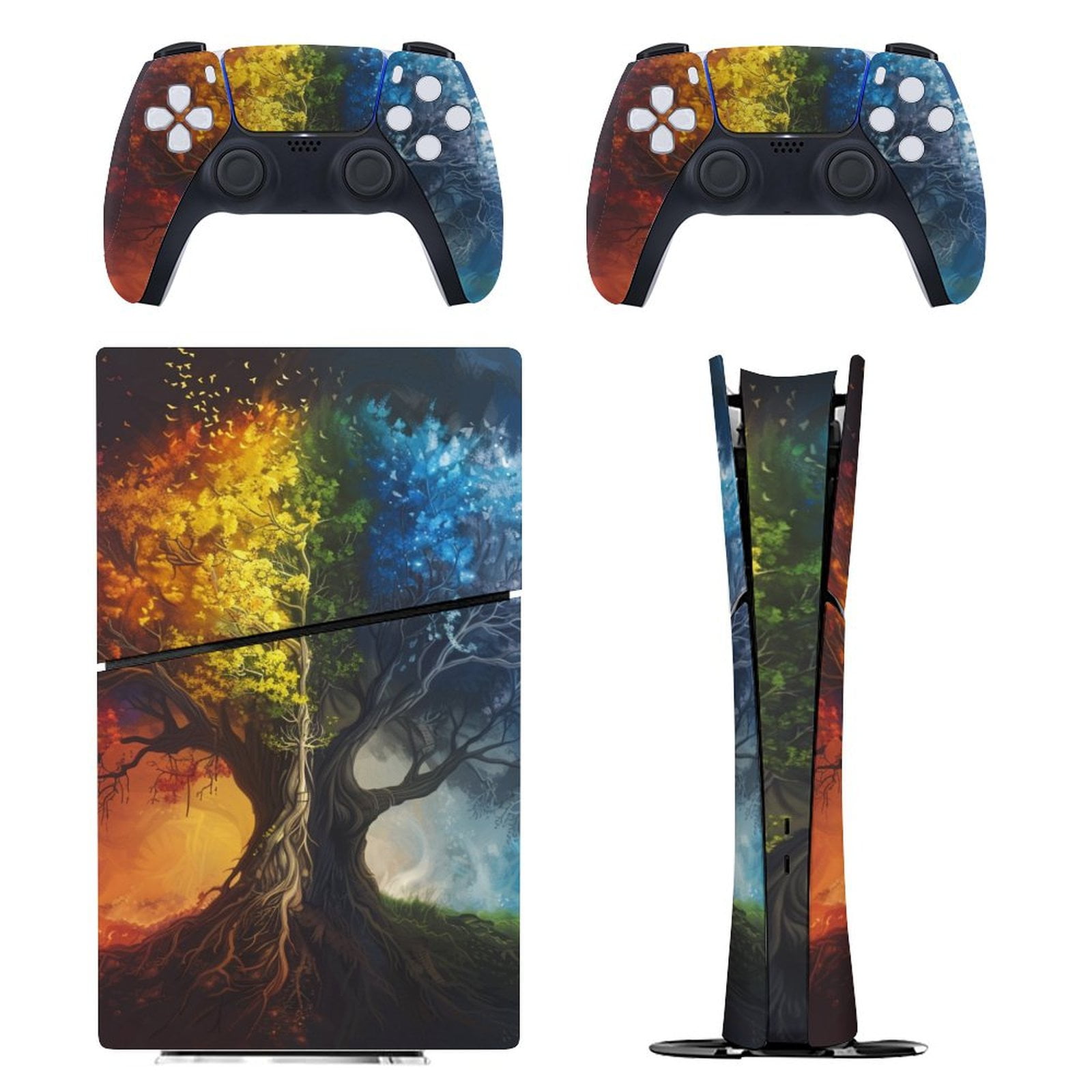 Skin Sticker for PS5 Slim Standard PS5 Pro Disc Digital Edition Console ...