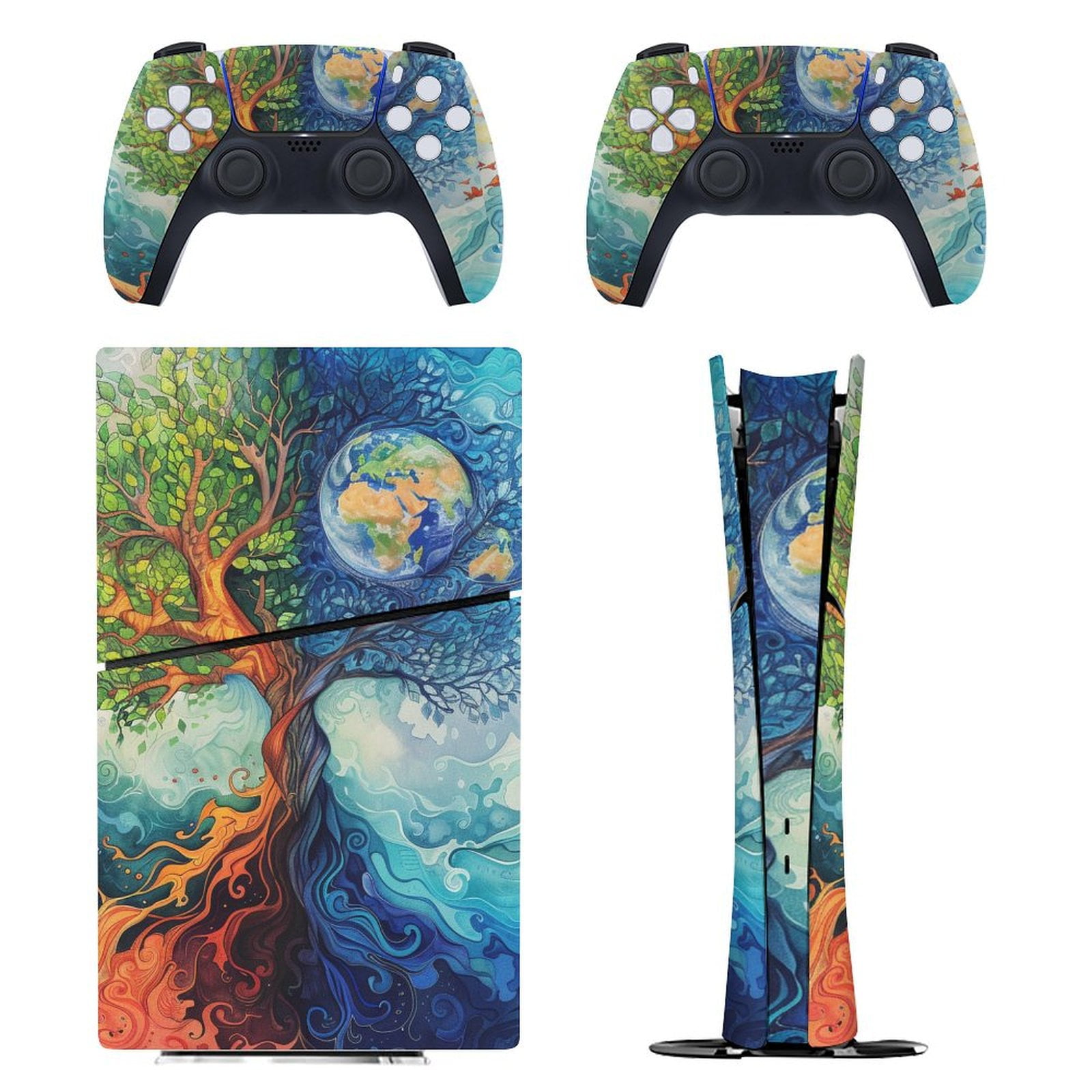 Skin Sticker for PS5 Slim Standard PS5 Pro Disc Digital Edition Console ...