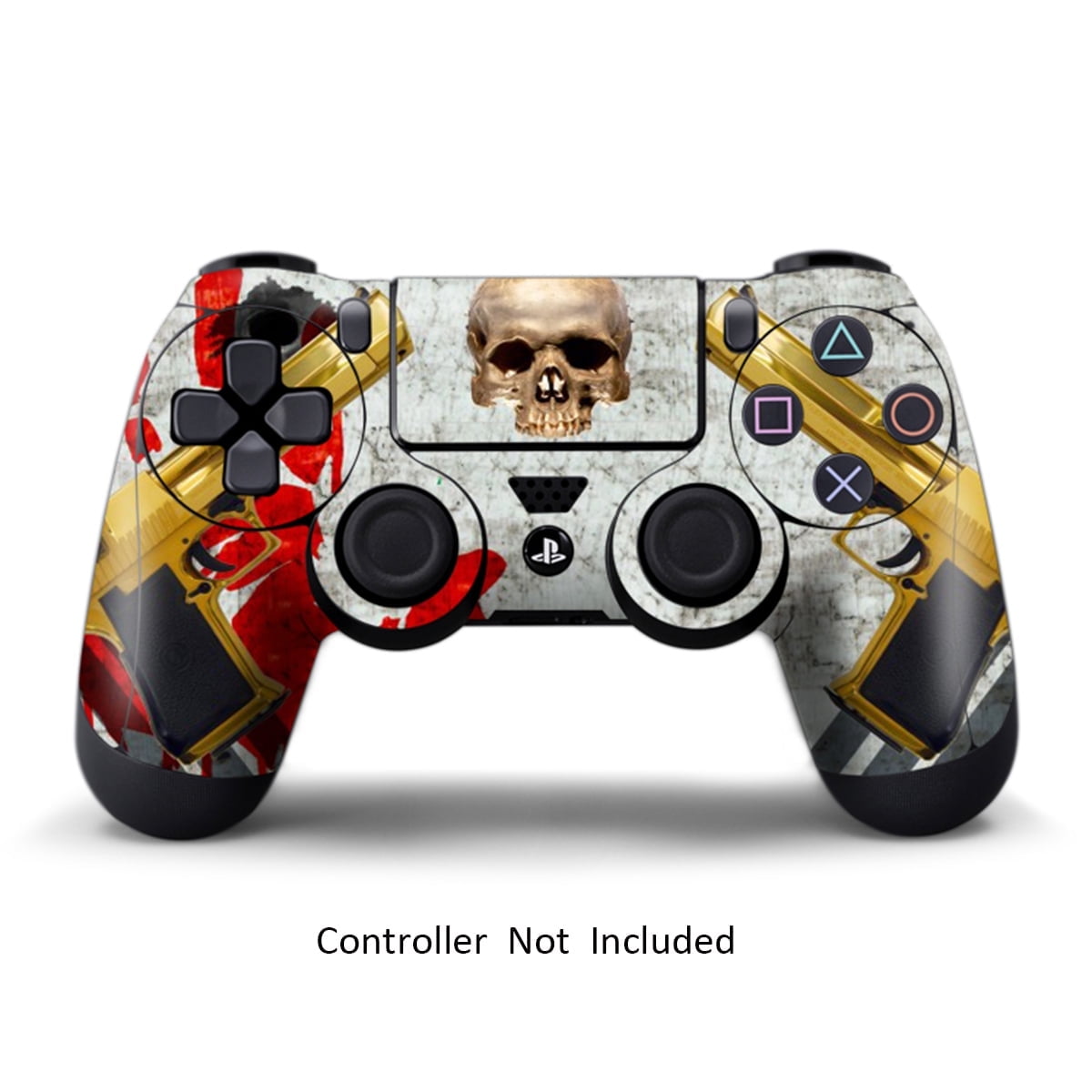 Skin Stickers for Playstation 4 Controller - Vinyl Leather Texture ...