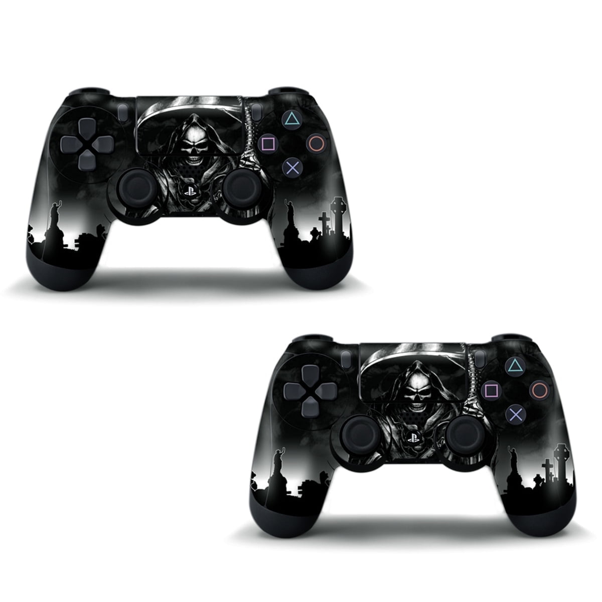 Skin Stickers for Playstation 4 Controller - Vinyl Leather Texture ...