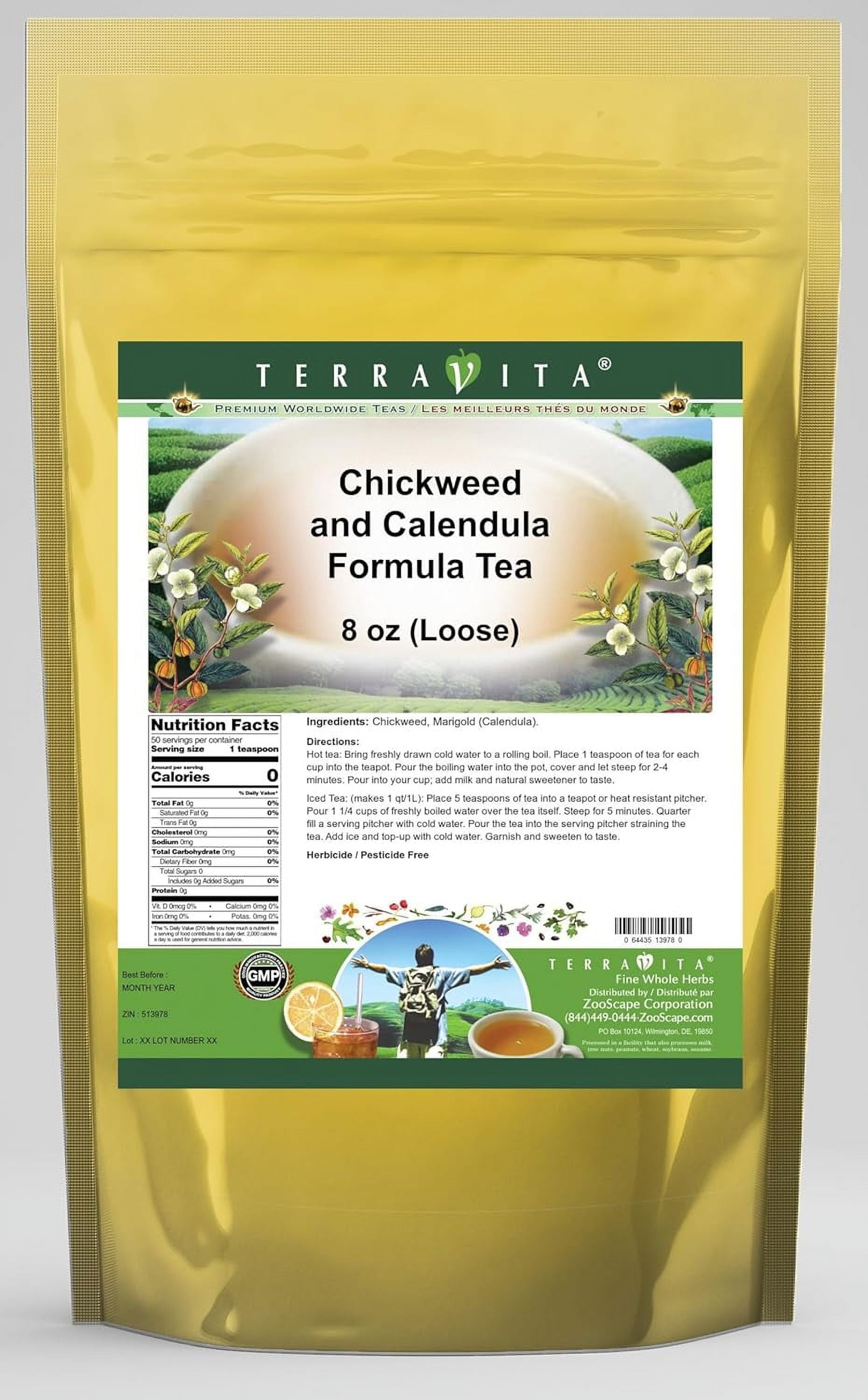 Skin Support - Chickweed and Calendula (Marigold) - Tea (Loose) (8 oz ...