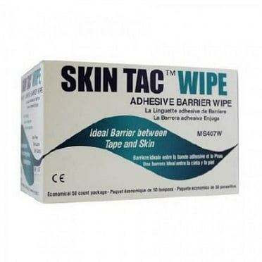 Torbot Skin Tac Adhesive Barrier Wipes - Dressing Prep Liquid, Box of ...