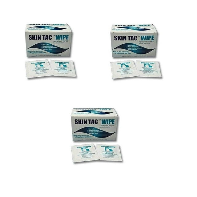 Skin-Tac-H Adhesive TacAway Remover Wipes, 50 Count (3 Pack) - Walmart.com
