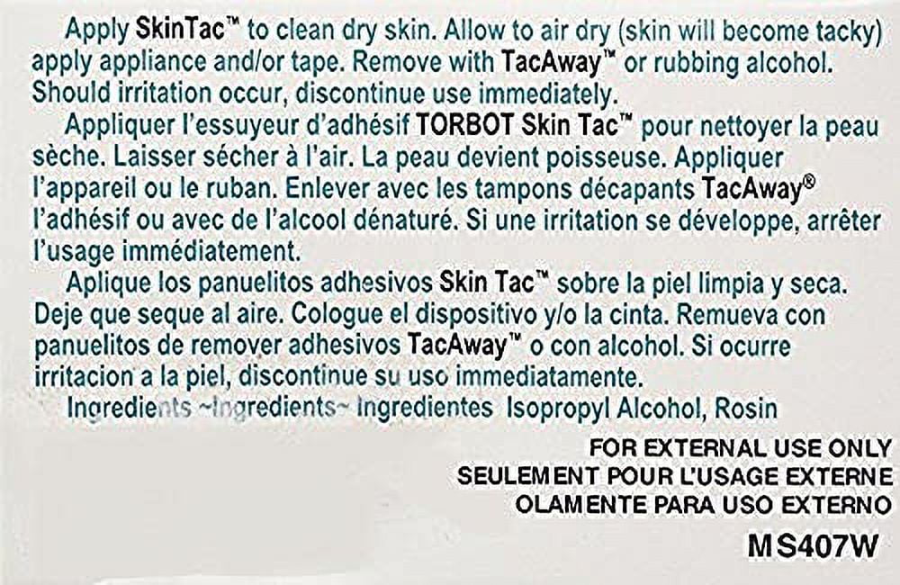 Skin-TacTM Adhesive Barrier Wipes (150 Count) - Walmart.com