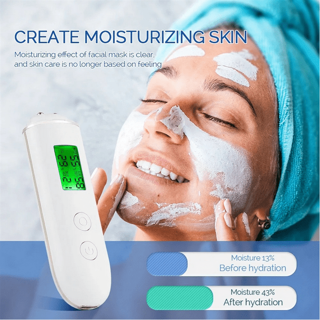 Skin Tester Face Moistureand Oil Content Analyzer Water Cheek Elastic ...