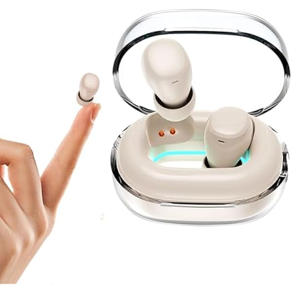 Skin Tone Mini Small Bluetooth YJJSKEJI Invisible Wireless for Small ...