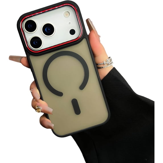 Skin Touch Double Color Magnetic Phone Case for iPhone, Compatible with ...