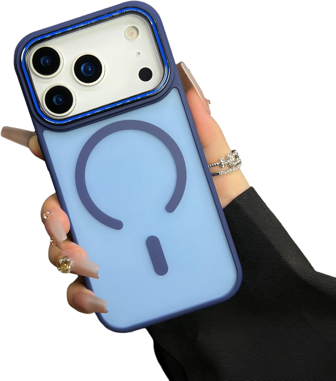 Skin Touch Double Color Magnetic Phone Case for iPhone, Compatible with ...