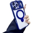Skin Touch Feel Camera Bracket Ring Holder Magnetic Phone Case for ...