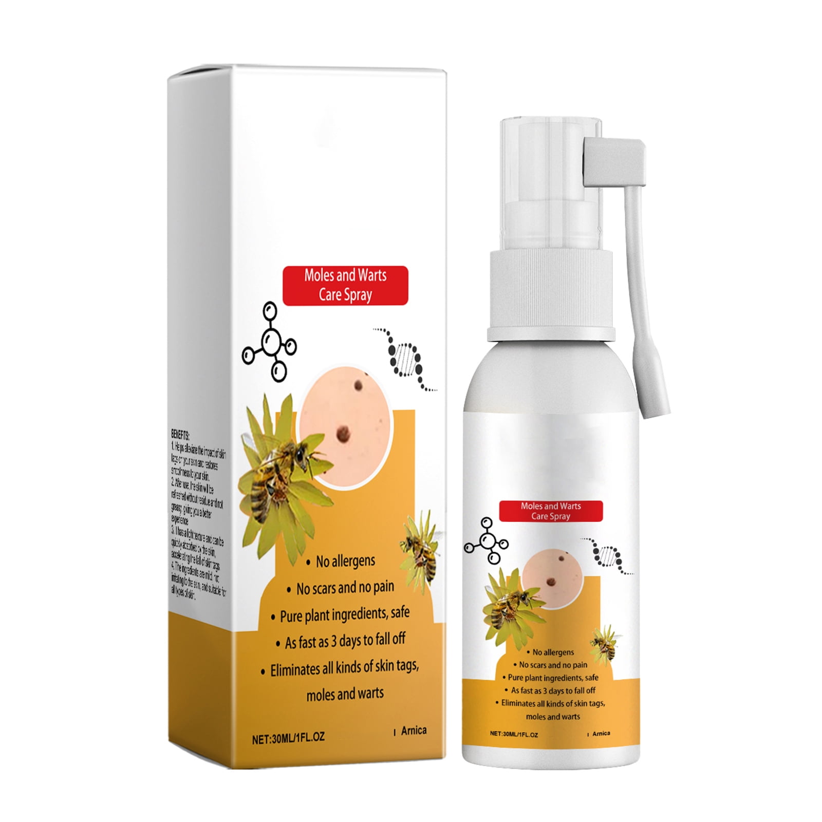 All Skin Types Compatible Gentle Care Spray: Relieve Skin Tags, Soothe ...