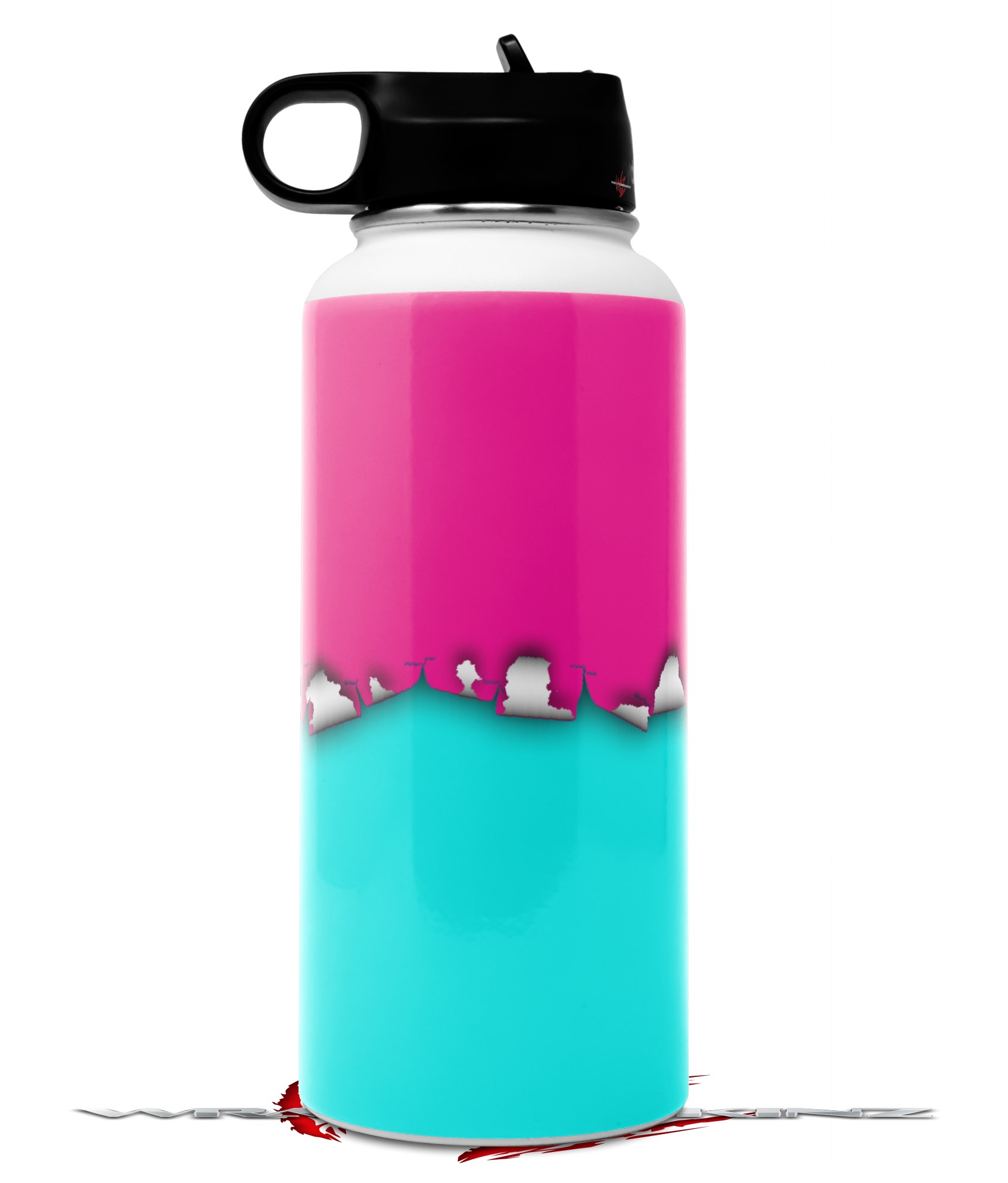 Skin Wrap Decal compatible with Hydro Flask Wide Mouth Bottle 32oz ...