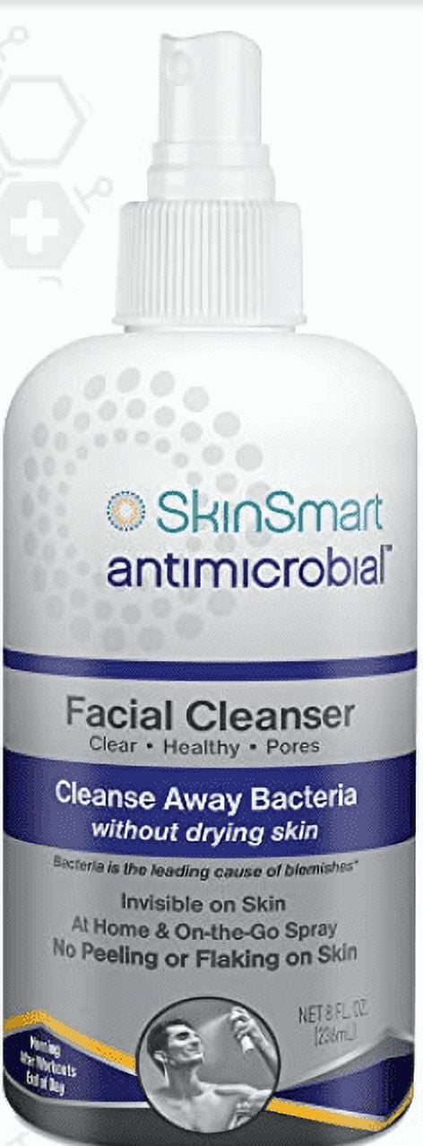 SkinSmart Antimicrobial Antibiotic Face Wash for Acne (Pack of 2 ...