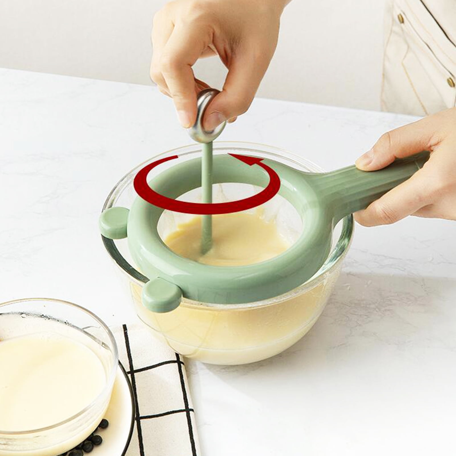 Skinada Kitchen Fine Mesh Strainers, Kitchen Filter with Hanging Ears ...