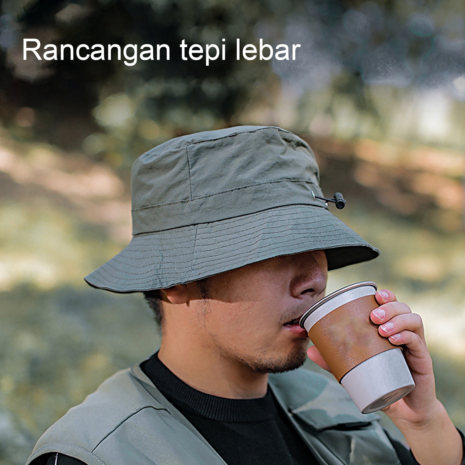 Skinada Men Bucket Hat Hiking Hat Foldable Beach Hat Waterproof for ...