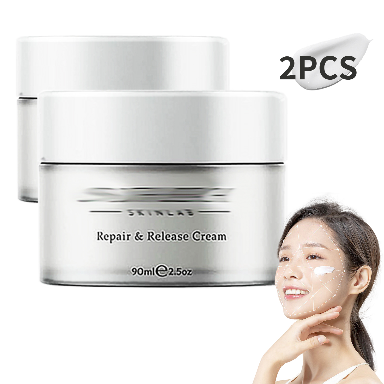 Skincare Cream with Repair Release Anti-Aging and Moisturizing Benefits ...