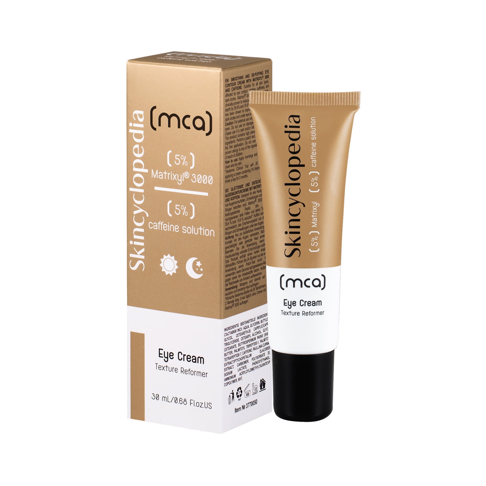 Skincyclopedia Caffeine & Matrixyl 3000 Pro Eye Cream for Dark Circles ...