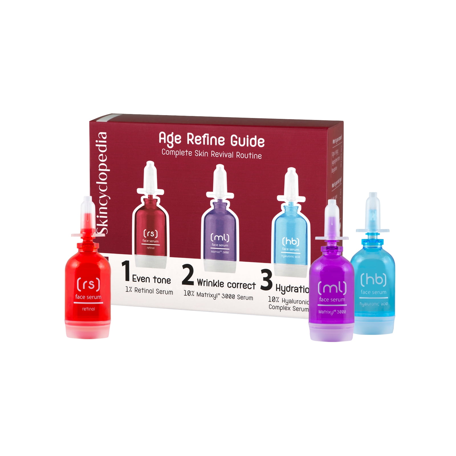 Skincyclopedia Intense Anti Aging Face Serum Treatment, Hyaluronic ...