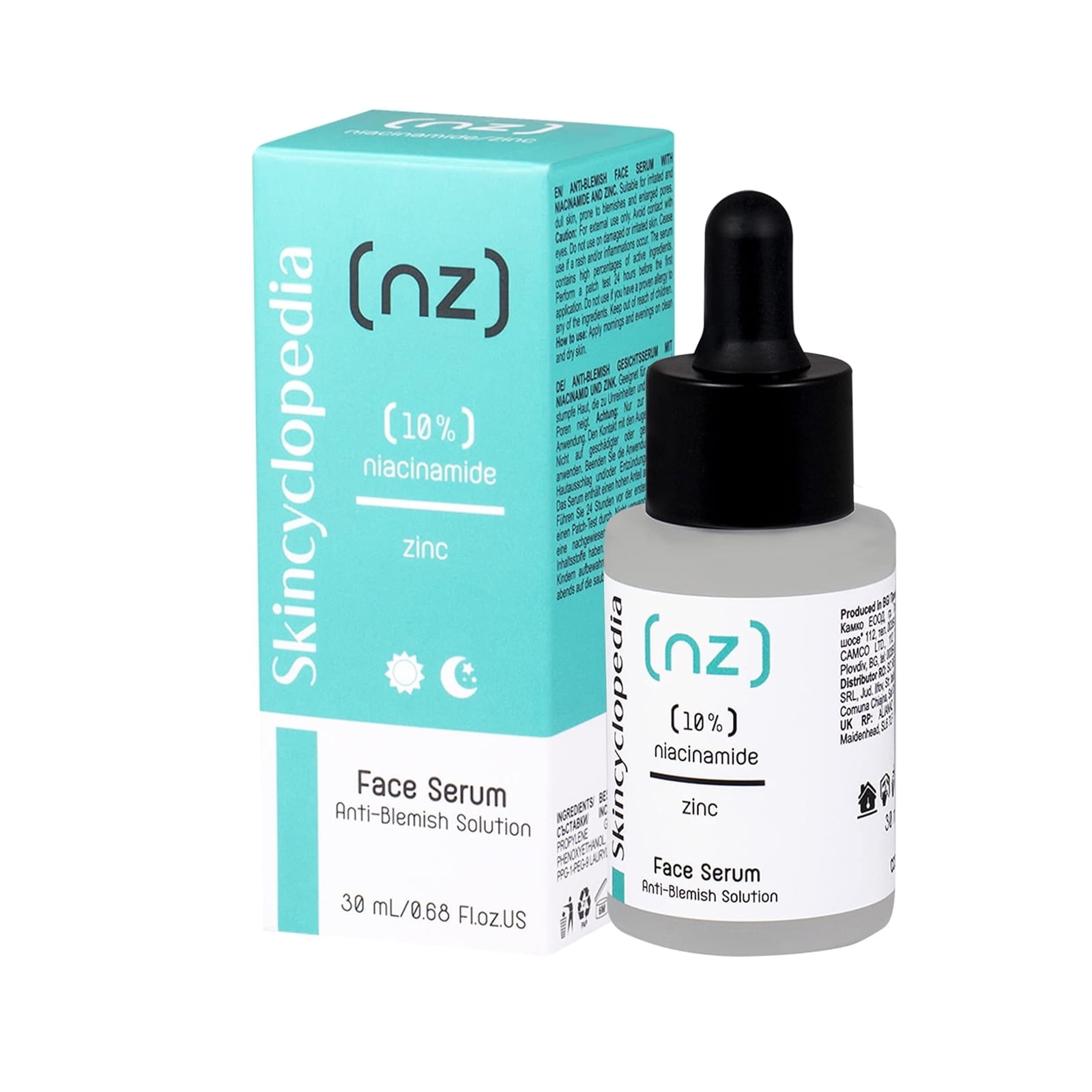 Skincyclopedia Pure Niacinamide & Zinc Face Serum – Anti Blemish ...