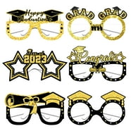 Foil Graduation Party Glasses, Silver & Gold, 4ct - Walmart.com