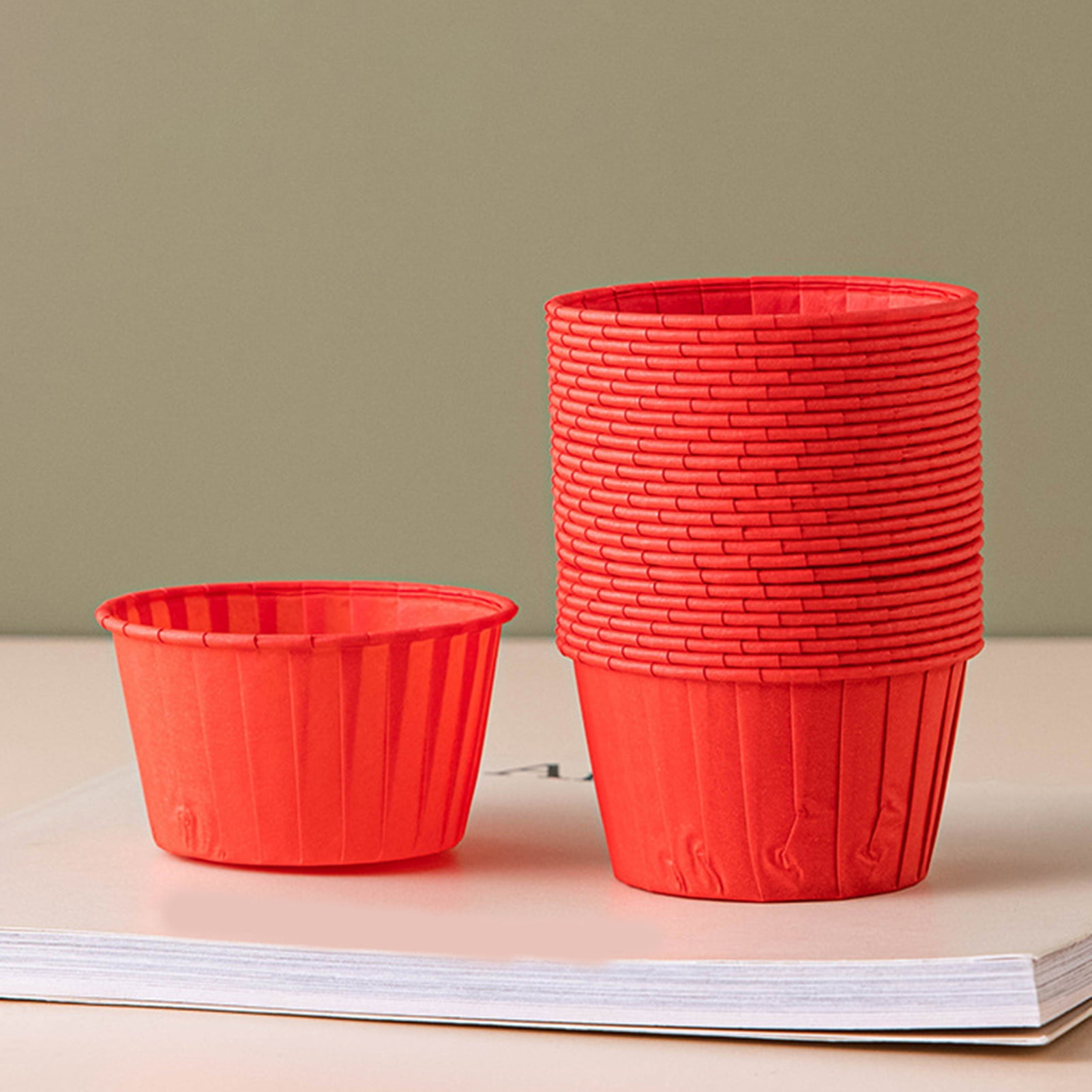 Skindy Home Baking Made Easy with 50 Food-Grade Cupcake Liners Perfect ...