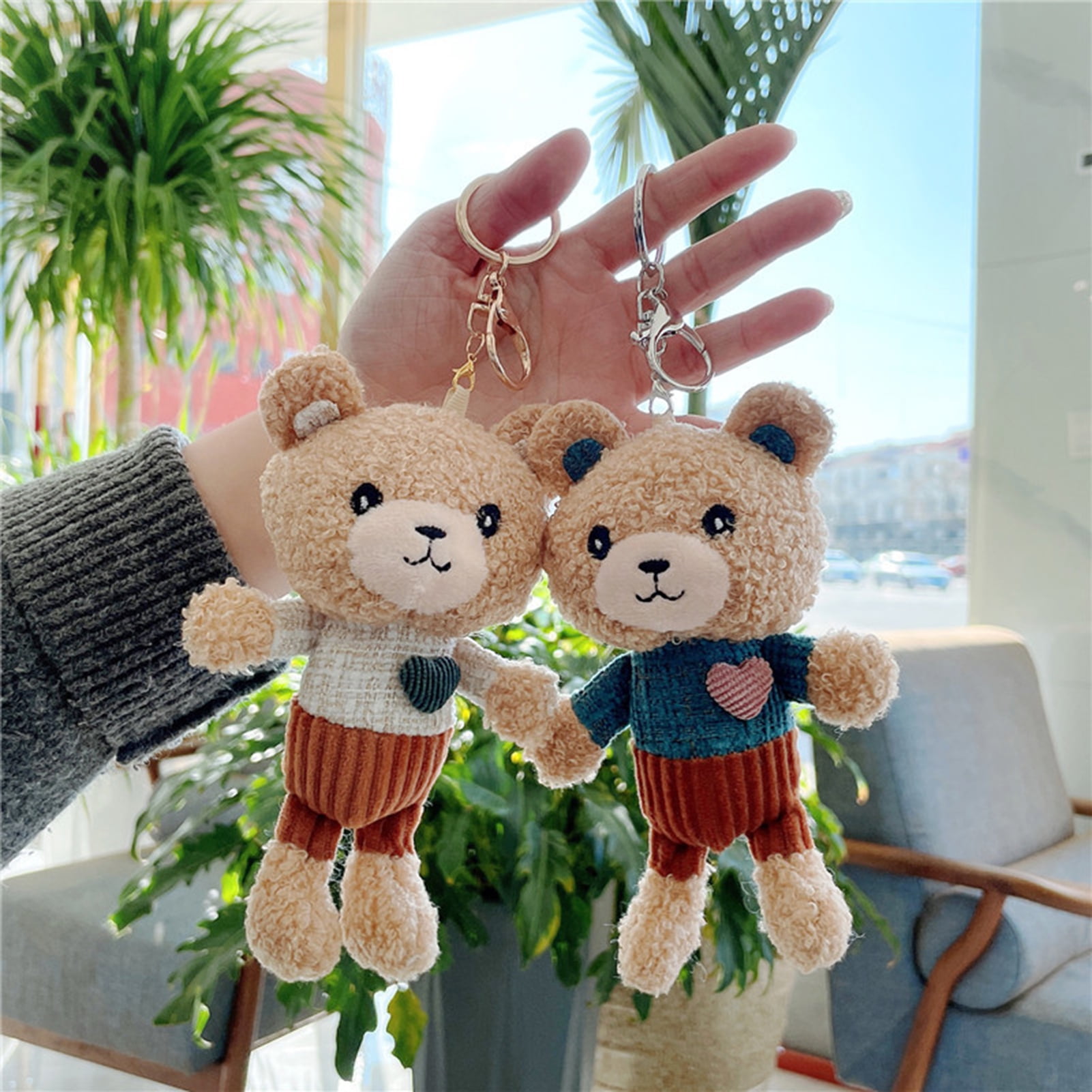 Skindy Key Ring Anti-fall Funny Fully Filled Decorative Ultra Soft ...