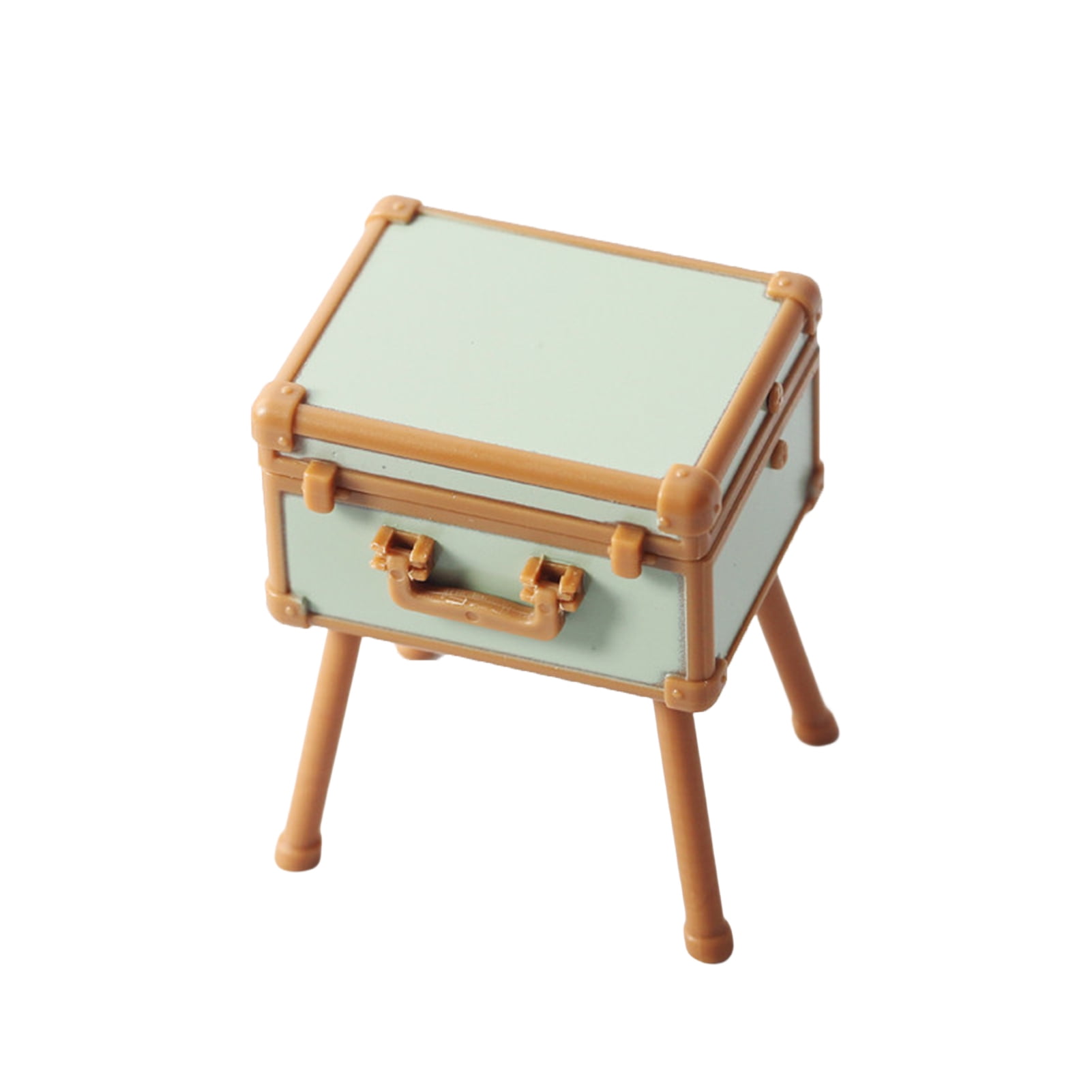 Skindy Mini Makeup Box Smooth Surface with Four Legs and Handle ...