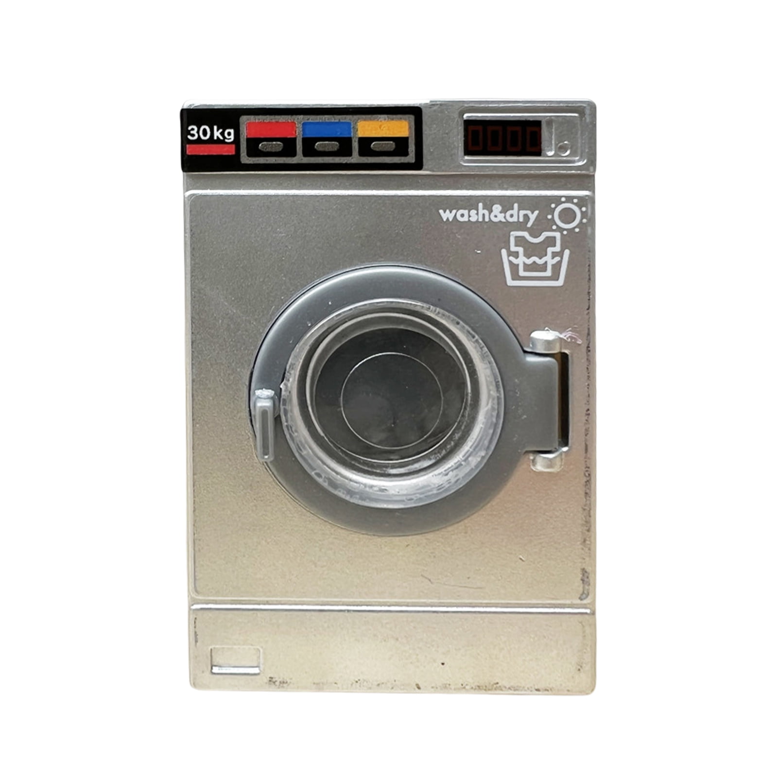 Skindy Realistic Dollhouse Washer - Openable Lid Mini Washing Machine ...