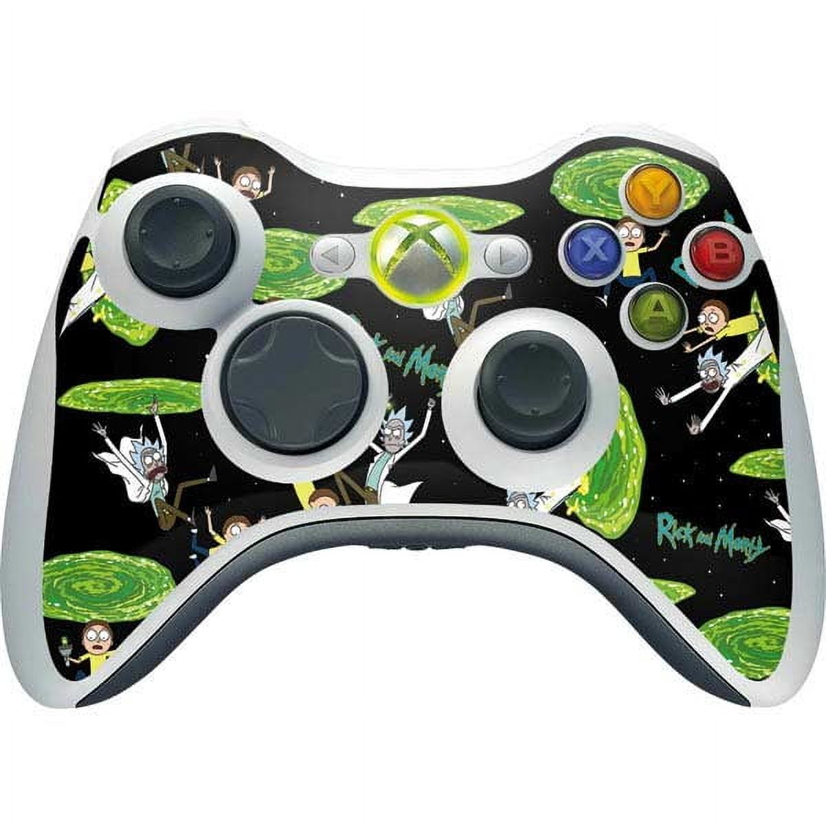 Skinit Adult Swim Rick and Morty Portal Pattern Xbox 360 Wireless ...