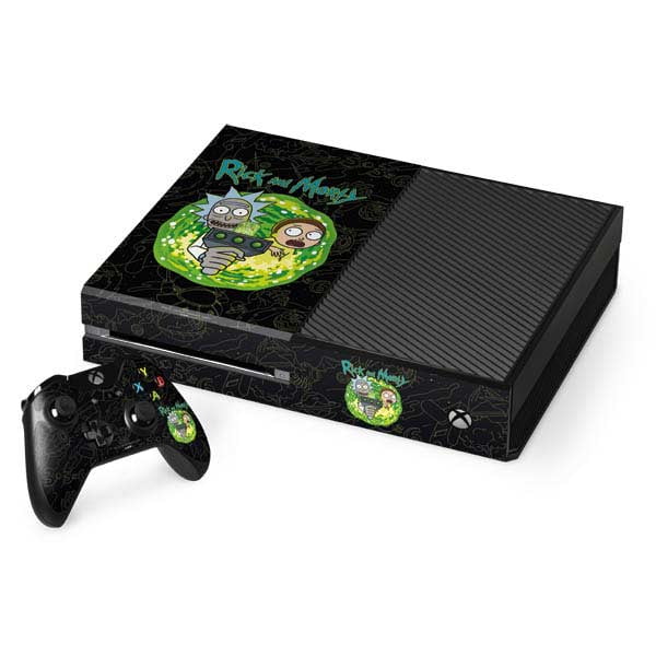 Skinit Adult Swim Rick and Morty Portal Travel Xbox One Console and ...