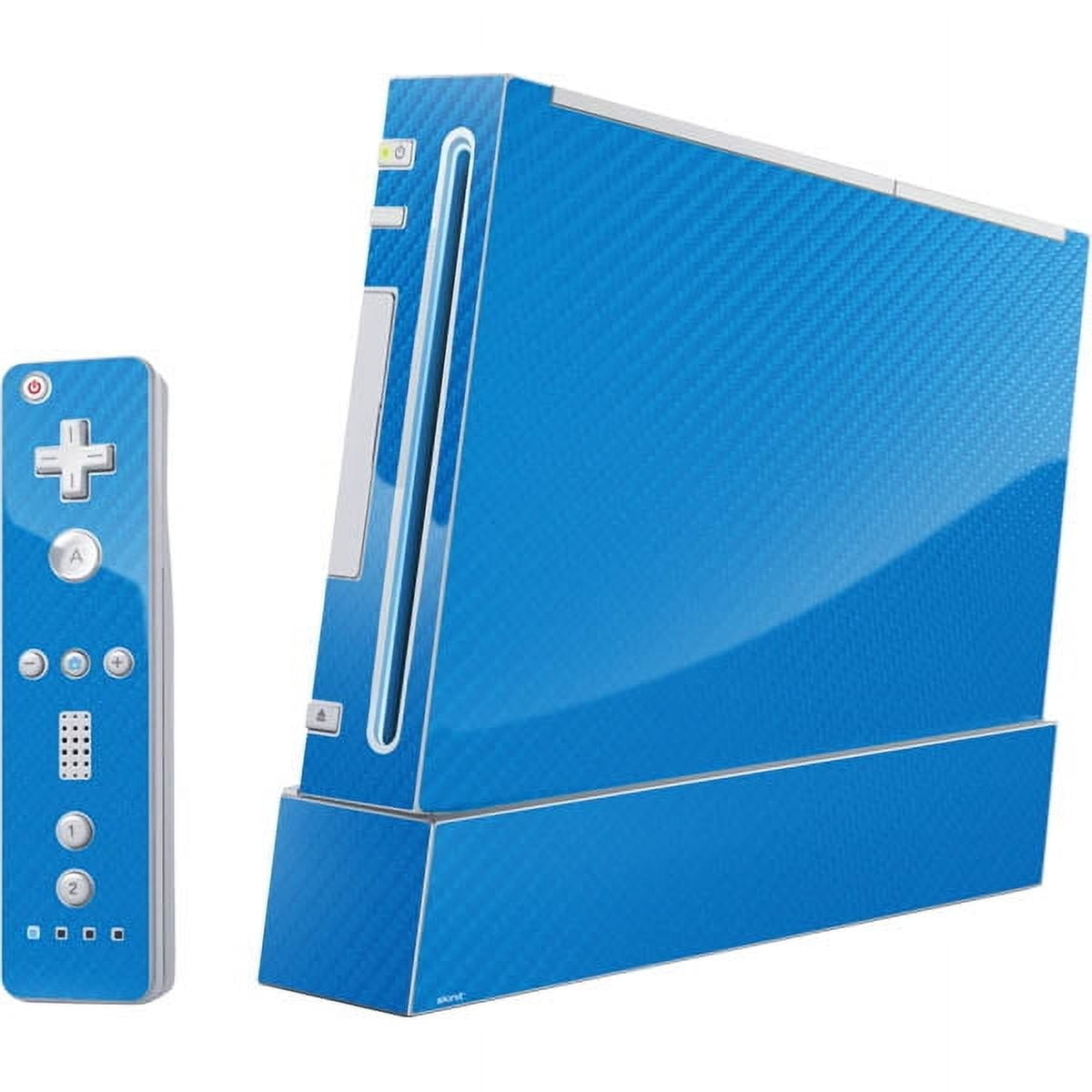Skinit Blue Carbon Fiber Specialty Texture Material Wii (Includes 1 ...