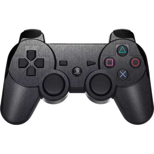 Skinit Brushed Steel Texture PS3 Dual Shock wireless controller Skin ...