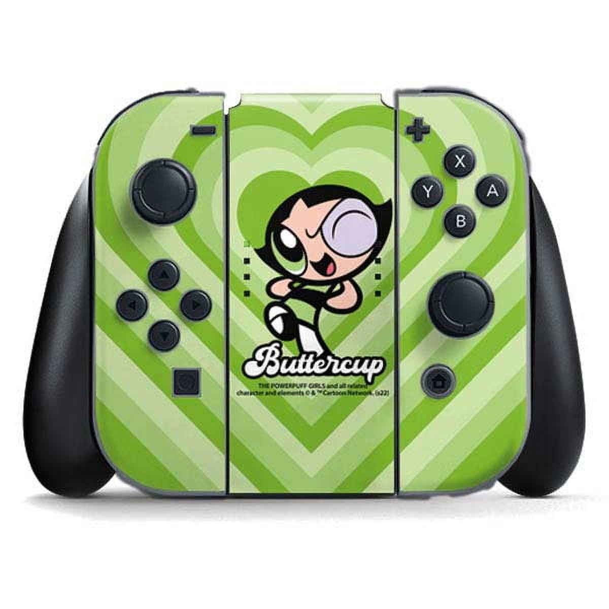 Skinit Cartoon Network Powerpuff Girls Buttercup Green Hearts Nintendo ...