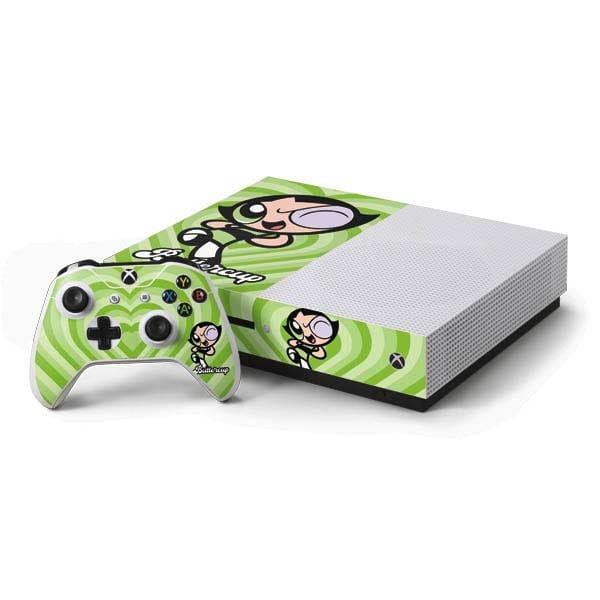 Skinit Cartoon Network Powerpuff Girls Buttercup Green Hearts Xbox One ...