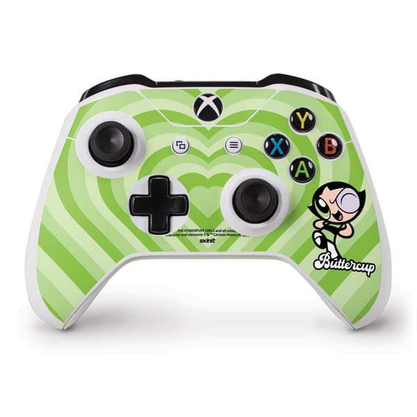Skinit Cartoon Network Powerpuff Girls Buttercup Green Hearts Xbox One ...