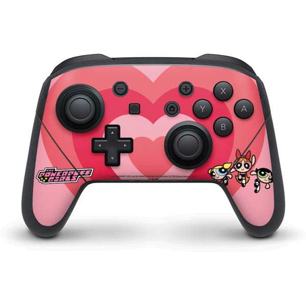 Skinit Cartoon Network Powerpuff Girls Hearts Nintendo Switch Pro ...