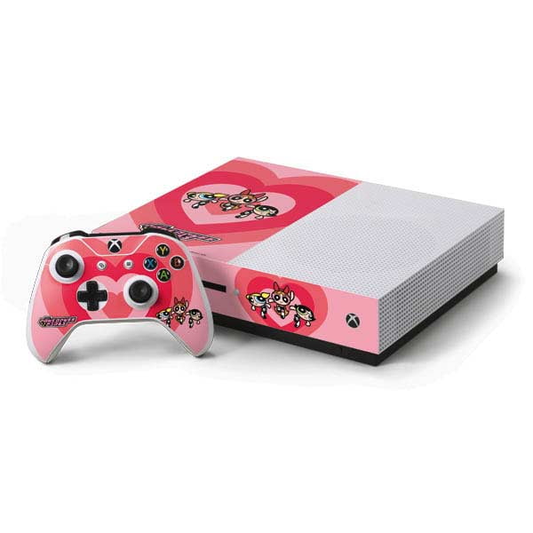 Skinit Cartoon Network Powerpuff Girls Hearts Xbox One S Console and ...