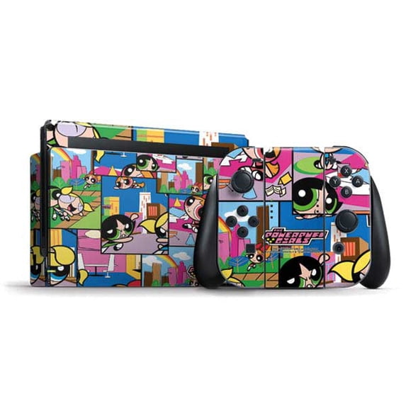 Skinit Cartoon Network Powerpuff Girls Patches Nintendo Switch Bundle ...