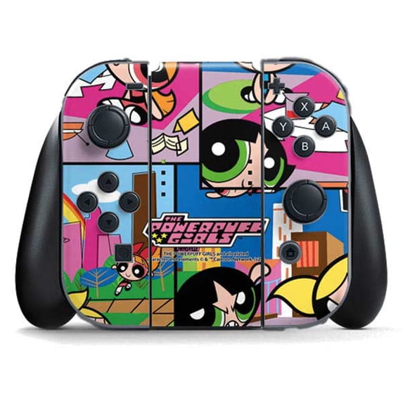 Skinit Cartoon Network Powerpuff Girls Patches Nintendo Switch Joy Con ...