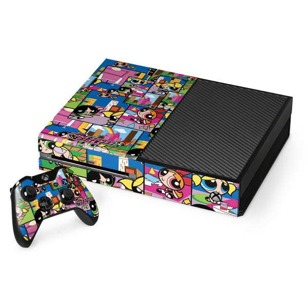 Skinit Cartoon Network Powerpuff Girls Patches Xbox One Console and ...