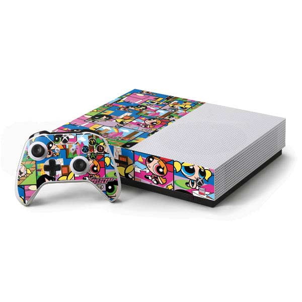 Skinit Cartoon Network Powerpuff Girls Patches Xbox One S Console and ...