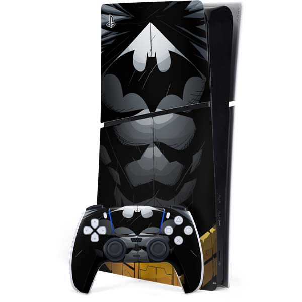 Skinit DC Comics Batman Chest Comic art PS5 Slim Digital Edition Bundle ...