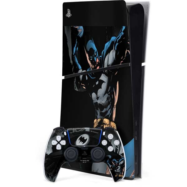 Skinit DC Comics Batman Throwing Batarang Jim Lee Art PS5 Slim Digital ...