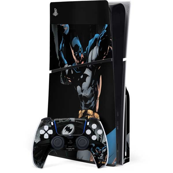 Skinit DC Comics Batman Throwing Batarang Jim Lee Art PS5 Slim Disk ...