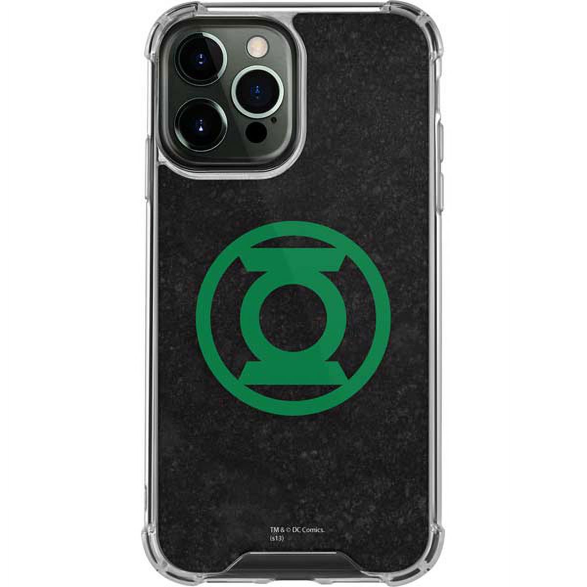 Skinit DC Comics Green Lantern Logo Black iPhone 13 Pro Max Clear Case ...