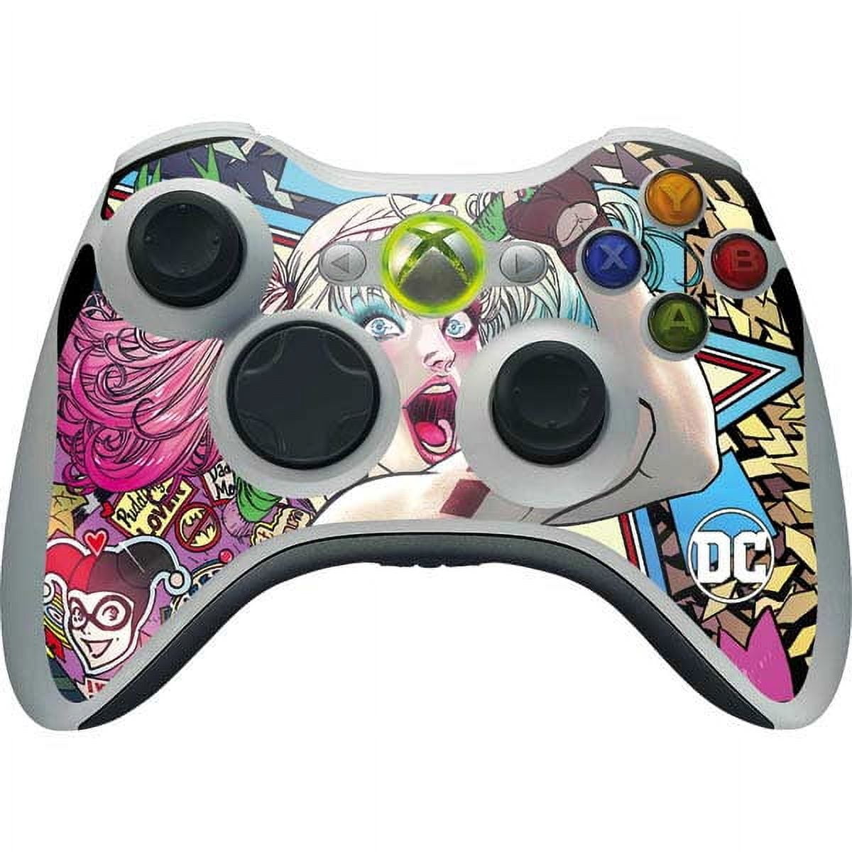 Skinit DC Comics Harley Quinn Action Pose Xbox 360 Wireless Controller ...