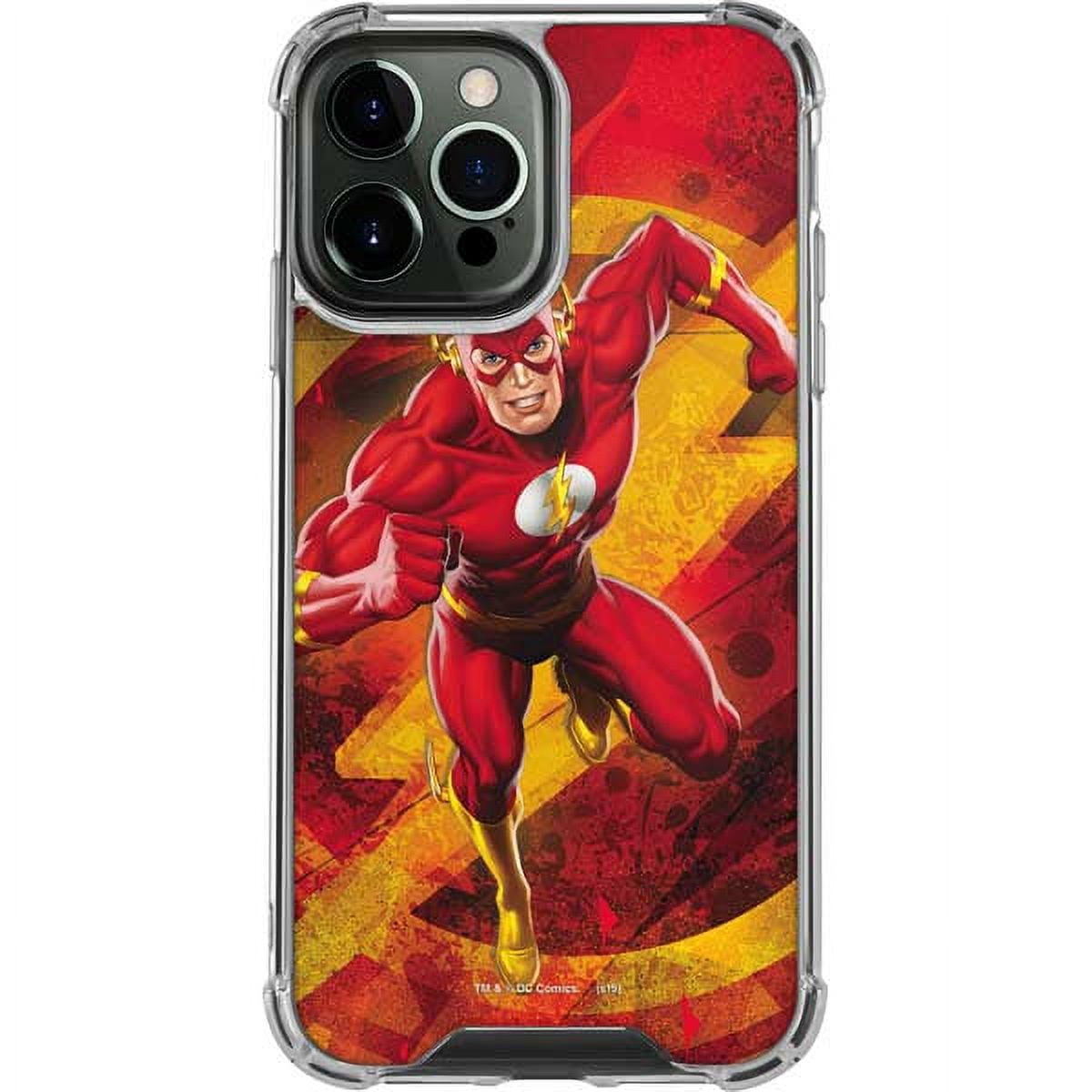 Skinit DC Comics The Flash Action Pose iPhone 14 Pro Max Clear Case ...