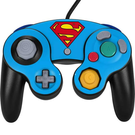 Skinit DC Comics Superman Official Logo Nintendo GameCube Controller ...
